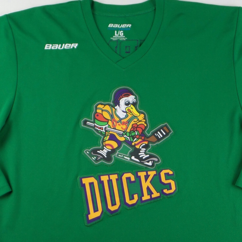 Bauer Mighty Ducks Movie Les Averman Hockey Jersey Si… - Gem